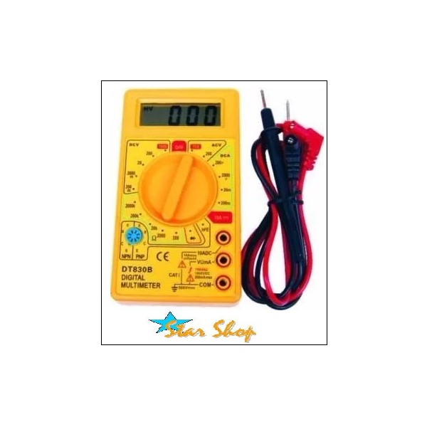 Multitester Digital Básico Muy Práctico - Starshop