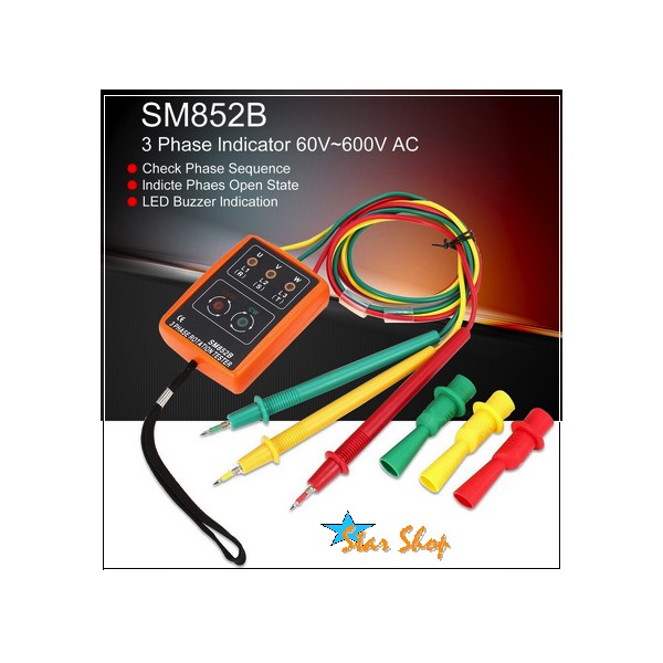 SECUENCÍMETRO TRIFÁSICO SM852B - Starshop